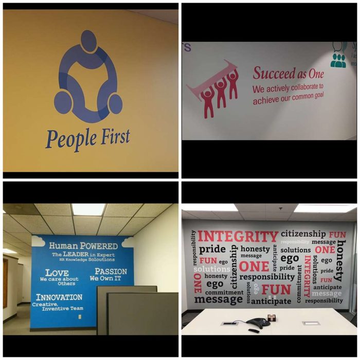 Insignia Designs | Office Decor Option: Word Walls | Dublin Pleasanton ...